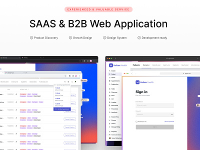 A web application design (SaaS, BaaS, B2B, B2C and B2B2C) | Upwork