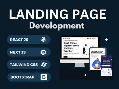 PSD | Figma | XD to HTML | TailwindCSS | GSAP | HTML | CSS Landing page ...