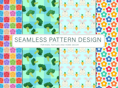 Unique seamless repeat vector pattern for textile | Upwork
