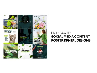 High-Quality Social Media Content Poster Digital Designs | Upwork