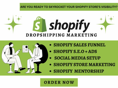 Boost shopify sales,shopify dropshipping marketing, shopify store ...