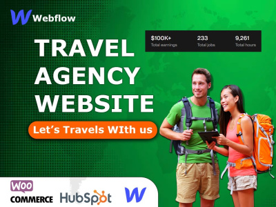 A Stunning Travel Agency Website Designed on Webflow | Webflow Developer | Upwork