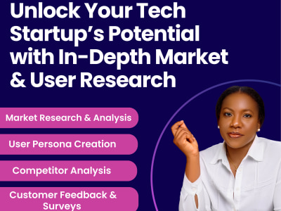 In-Depth Market & User Research For Your Tech Startup | Upwork