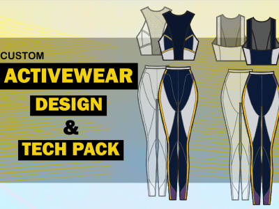 Design activewear and fitness fashion collection with tech pack | Upwork