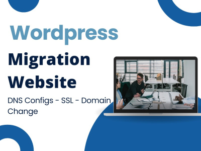 Migrate wordpress website to new host, change domain name | Upwork
