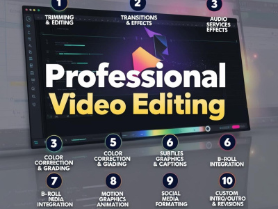 Professional Video Editing Engaging High-Quality Edits for YouTube ...