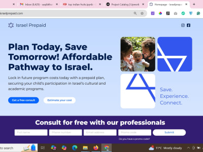 Figma converted to functional website | Upwork