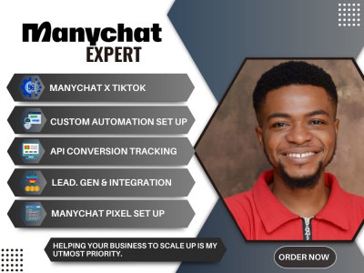 Customized Manychat automation, be your Manychat expert, chatbot expert ...