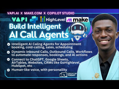 Ai calling agent vapi IVR appointment setting for Outbound or Inbound Call | Upwork