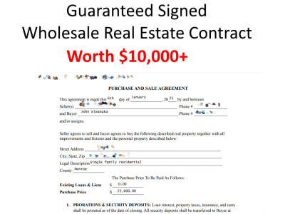 Automatic wholesale real estate assignments | Upwork