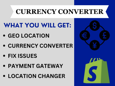 Get auto currency converter & location changer setup/fix for Shopify ...
