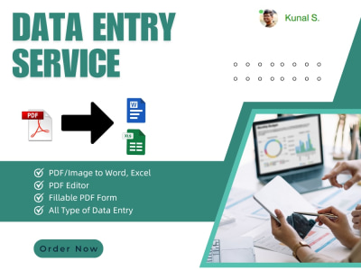 Efficient PDF/Image to Word/Excel Data Conversion Services | Upwork