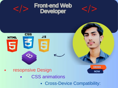 Front-End Developer | HTML, CSS, JavaScript, Bootstrap Expert | Upwork