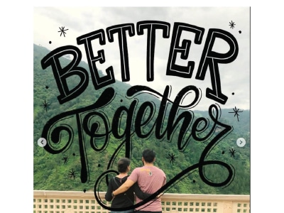 A Custom Hand Lettered Poster on your photograph | Upwork