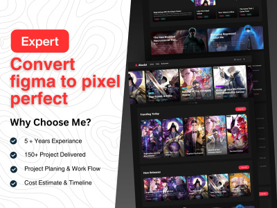 PSD | Figma to Responsive Website | Pixel-Perfect HTML | CSS | JavaScript | Upwork