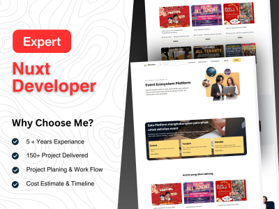 NuxtJS Developer Expert | Front-End Developer | NuxtJS | Upwork