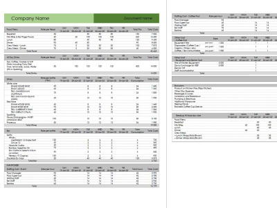 A formatted and clean excel spreadsheet | Upwork
