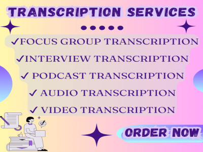 Accurate Transcription Services for Audio, Video, Interviews, and ...