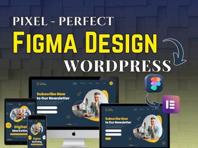 PSD Figma to WordPress Elementor Pixel-Perfect Website, Landing Page ...