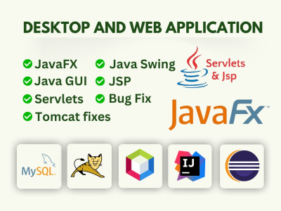 Java swing, JavaFX, JSP, Servlet, Console projects and bug fix in java app | Upwork