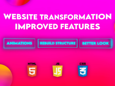 Modern and responsive website built with HTML, CSS, JavaScript, and ...