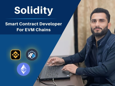 Custom Solidity Smart Contract for EVM compatible chains. | Upwork