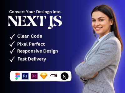 NextJs Developer | Figma to NextJs | Custom Nextjs Web Application | Upwork