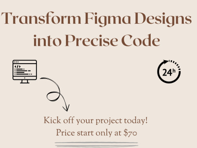 Figma Designs into Pixel-Perfect Web Pages (React, Next.js, Angular, Vue) | Upwork