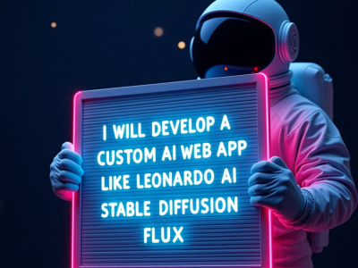 A Custom AI Web App Like Leonardo AI, Stable Diffusion, Flux | Upwork