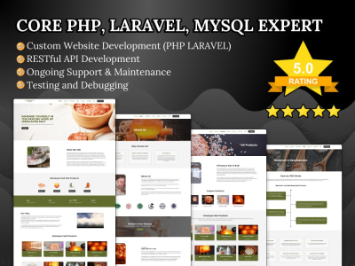 PHP Laravel Developer, PHP Expert, PHP MySQL Developer | Core PHP | Laravel | Upwork