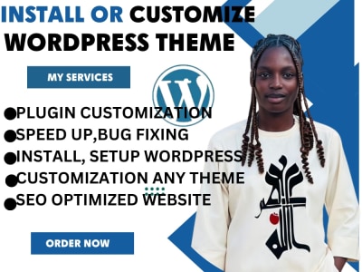 INSTALL OR CUSTOMIZE WORDPRESS THEME | Upwork
