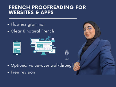 French proofreading and localization for documents, websites, apps | Upwork
