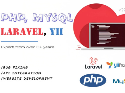 PHP | Laravel | Yii | Yii2 | MYSQL Web App Development and Bug fixed | Upwork