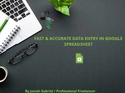 FAST & ACCURATE DATA ENTRY IN GOOGLE SPREADSHEET | Upwork