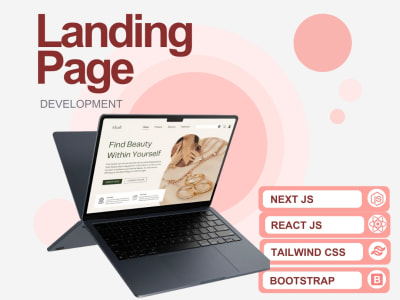 A Pixel Perfect Landing Page using React JS Next JS Tailwind CSS | Upwork
