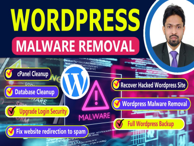 Wordpress malware removal, virus removal, recover hacked website recover | Upwork