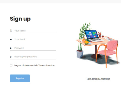 Python Django | Signup & Sign-in Page with admin panel you can access ...