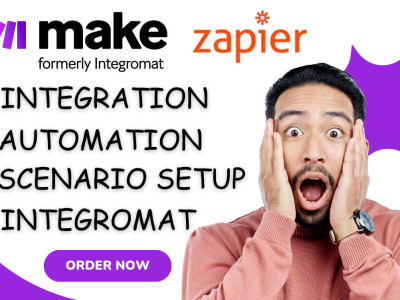 Make com automation make com zapier made com automation integromat | Upwork