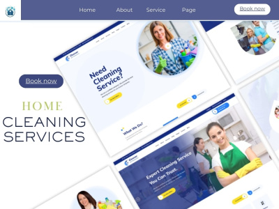 Professional cleaning service website, cleaning business website ...