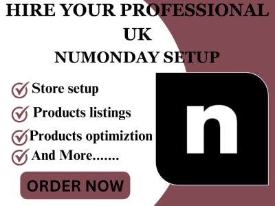 A professional uk numonday store setup SEO optimized products listing ...