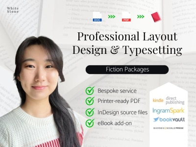 A professionally designed and typeset book layout for print or ebook ...