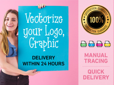 Manual Logo Tracing, Raster to Vector, Vectorize Logo, Image or Graphic | Upwork