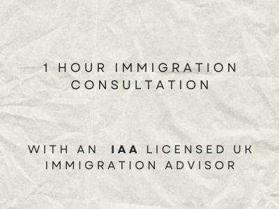 1 hour Immigration Consultation/Advice by OISC/IAA Immigration Advisor ...