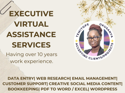 Virtual Assistant | Researcher | Writing| Data Entry | Transcription | Upwork