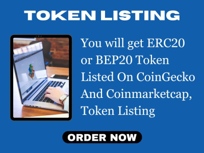 ERC20, BEP20 Token Listing CoinGecko, CG, Coinmarketcap, CMC Token Listing | Upwork