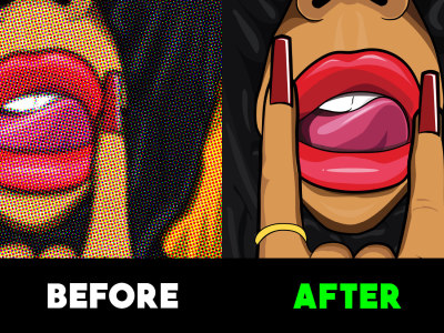Vectorization your existing Image, Illustrator Artist, Illustration ...