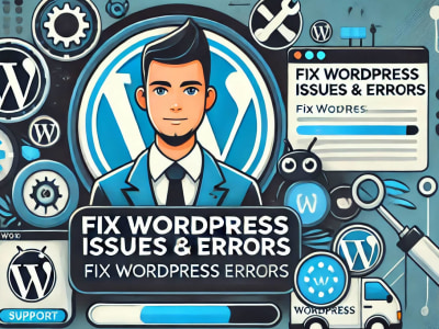 Fix wordpress issues, errors, bugs, and critical errors | Upwork