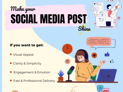 More viewers with eye-catching post designs | Upwork