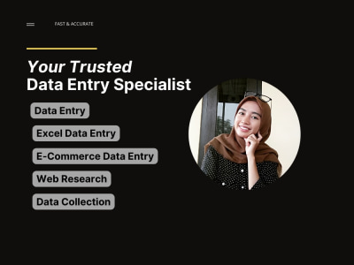 Professional Data Entry services with precision and dependability | Upwork