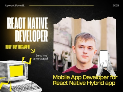 React Native Developer | Mobile App Developer for React Native Hybrid app | Upwork